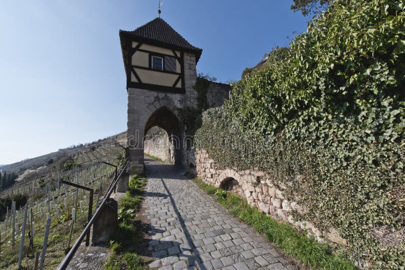 Vinyard tower stock image. Image of lane, paved, stone - 69103987