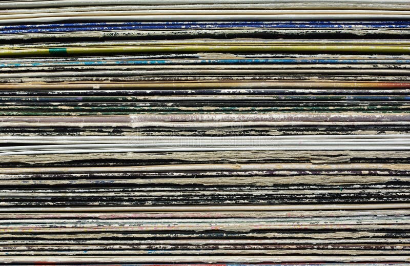 Vinyl Record Collection stock photo. Image of discs, stack - 3236946