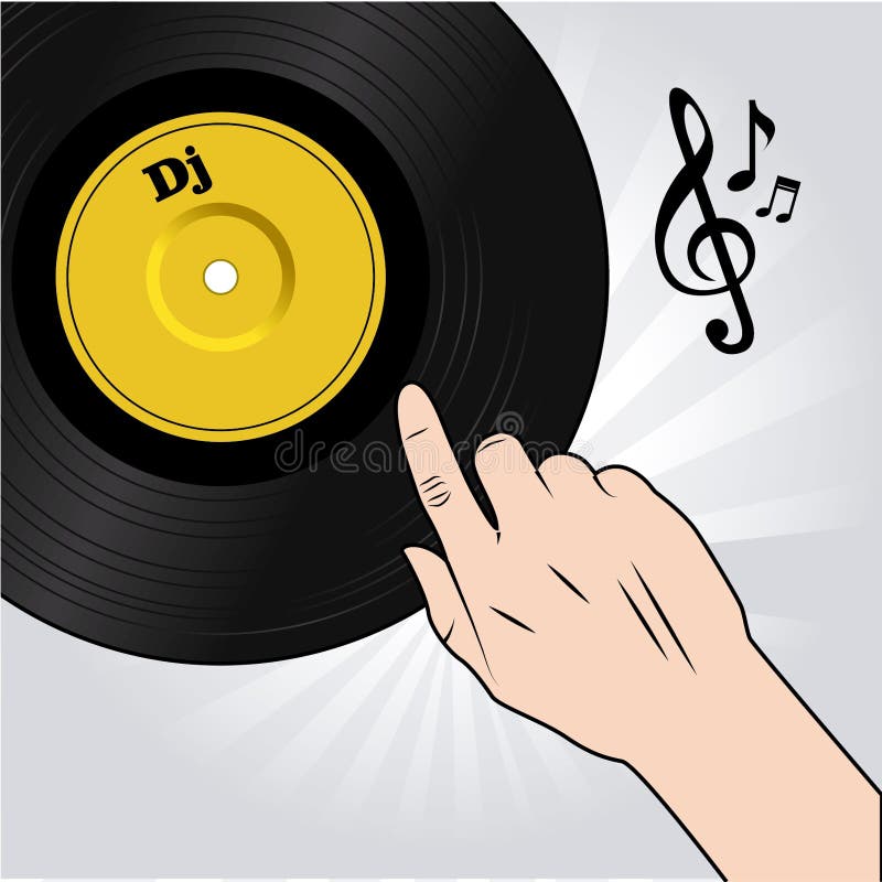 Vinyl design stock vector. Illustration of digital, object - 33259196