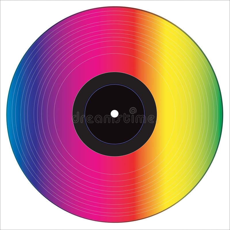 Vinyl disc stock illustration. Illustration of vinyl - 20829539