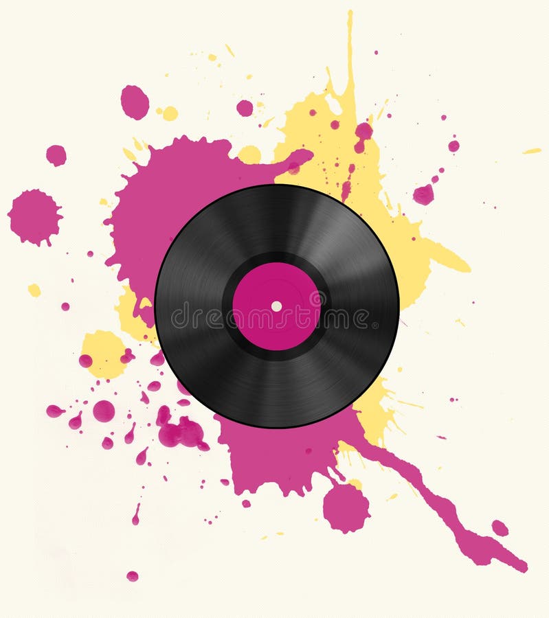 Vinyl pops disco dots stock vector. Illustration of copy - 2738551