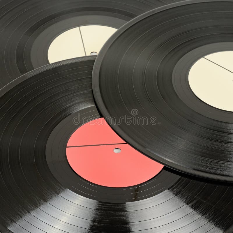 Vinyl discs stock photo. Image of music, musical, closeup - 67558778