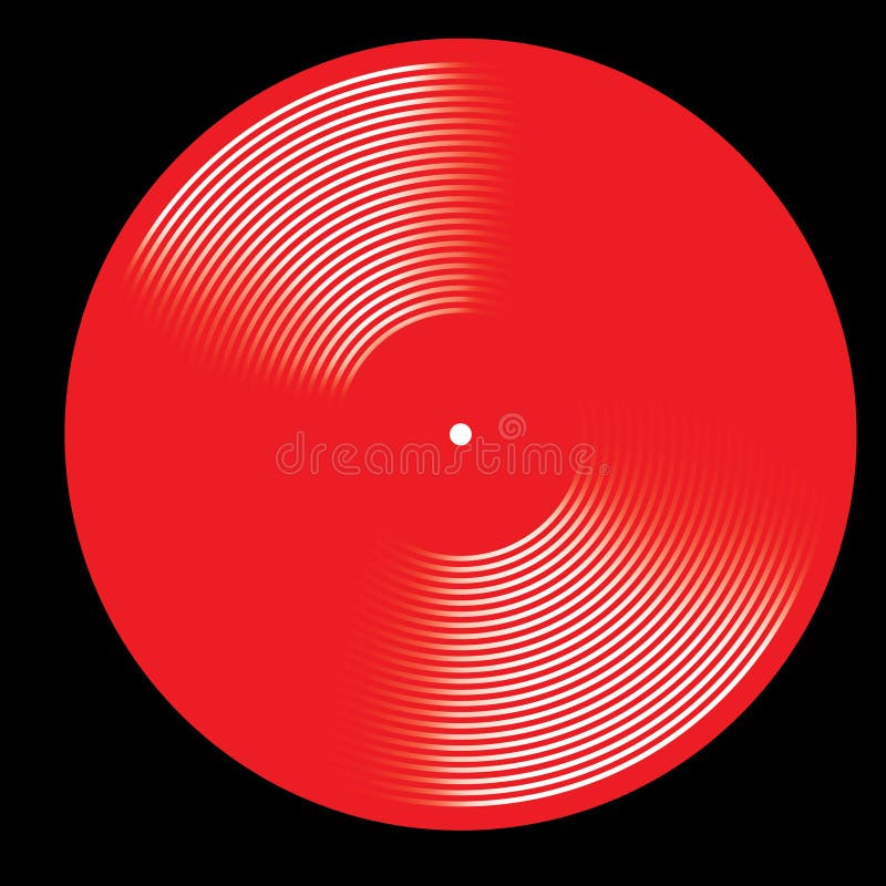 Vinyl disk stock illustration. Illustration of artist - 12393272