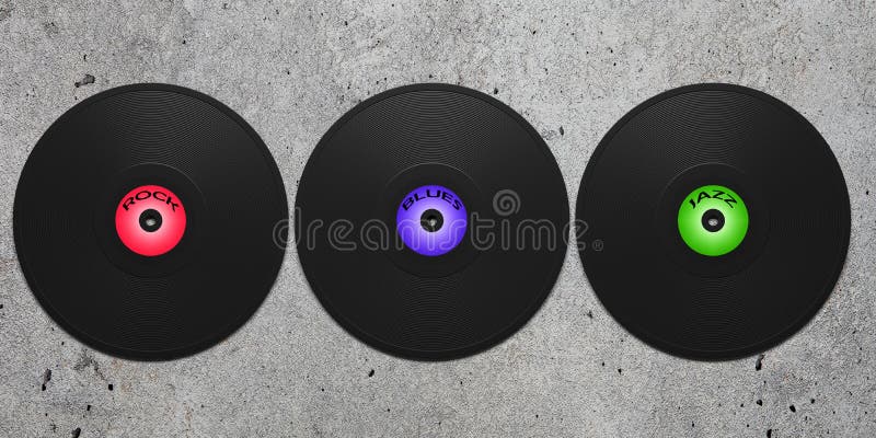 Vinyl disk stock illustration. Illustration of song, disk - 48164079