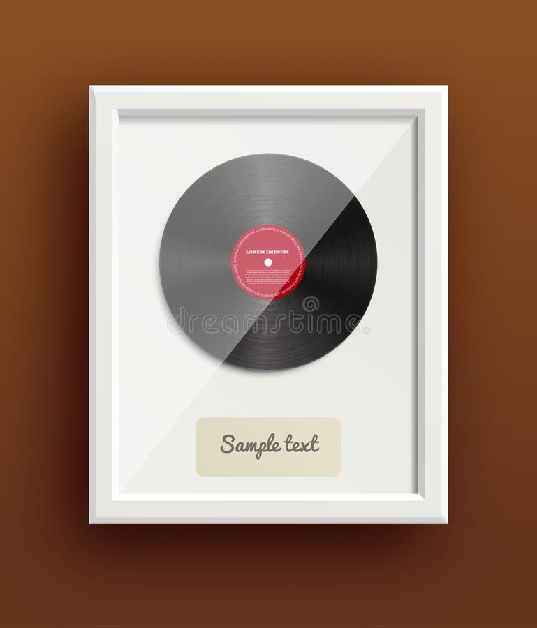 Vinyl Disk Retro Design Music Award Eps 10 Stock Vector - Illustration ...