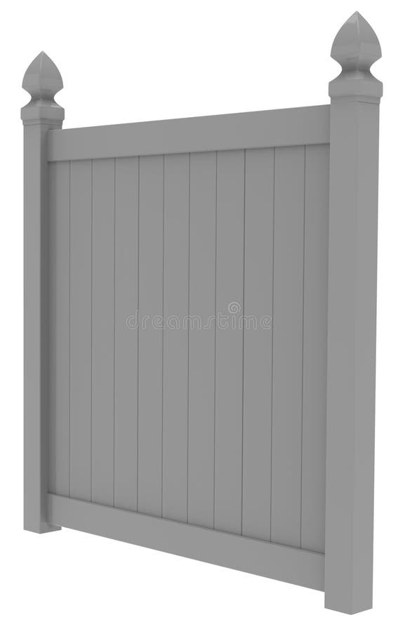 Vinyl fence stock illustration. Illustration of element - 67173813