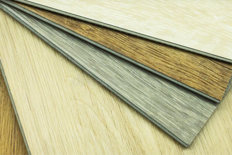 Vinyl Floor Finish Wood Color Click Lock Type. Stock Photo - Image of ...