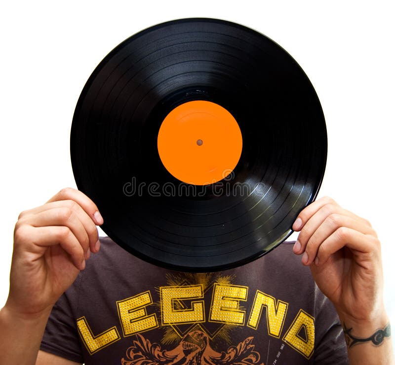 Vinyl head stock image. Image of background, jokey, isolated - 10627977