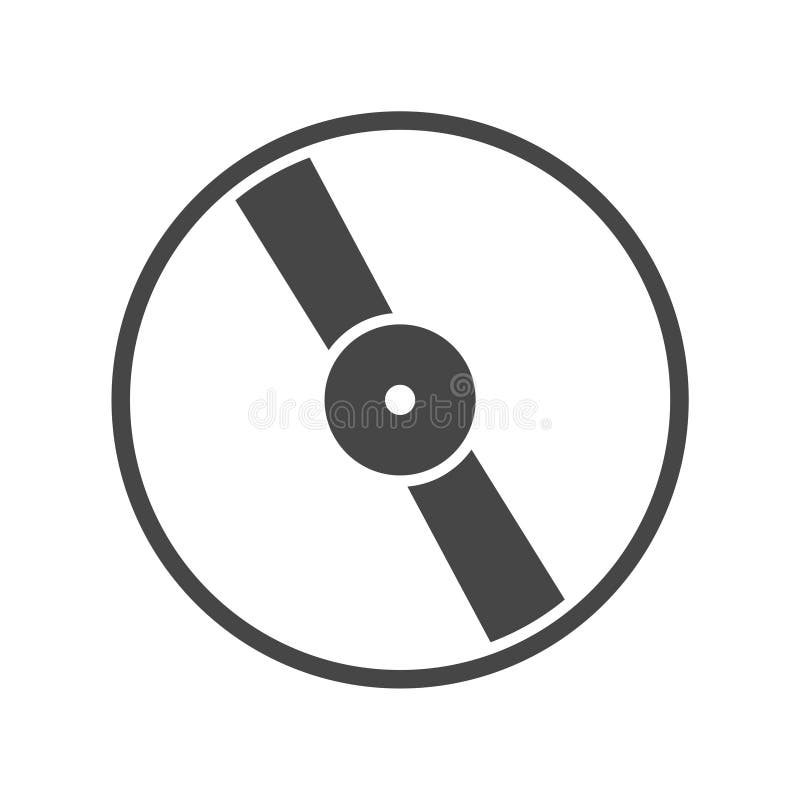 Vinyl Icon, Gramophone Sticker Set Stock Vector - Illustration of play ...