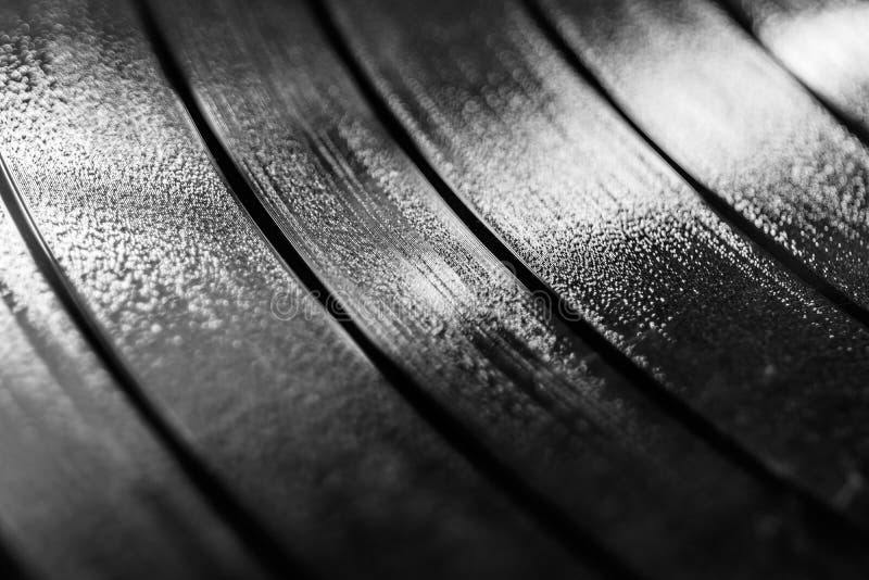 Record Grooves stock photo. Image of record, monochrome - 36892004