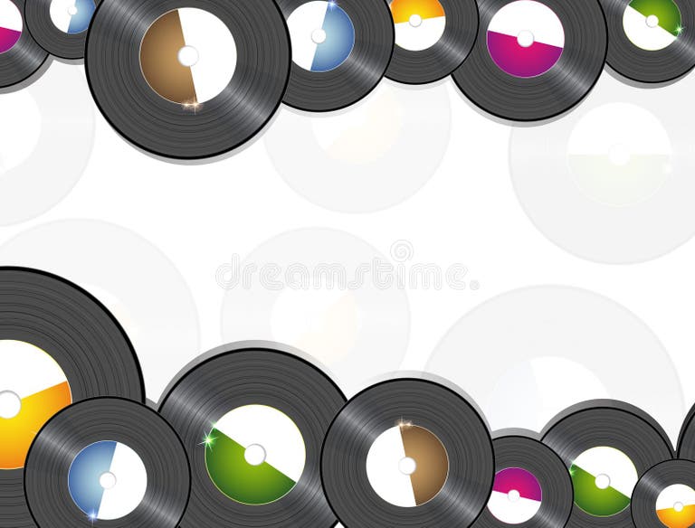 Vinyl Record Border Stock Illustrations – 301 Vinyl Record Border Stock ...