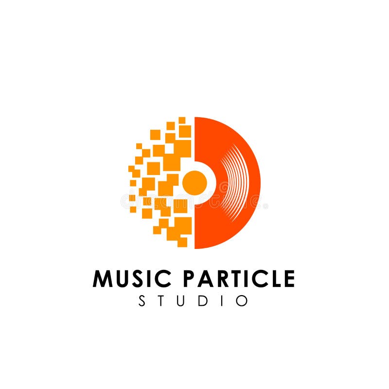 Vinyl Music Logo Design Template. Vinyl Disc Vector Icon Symbols Stock ...