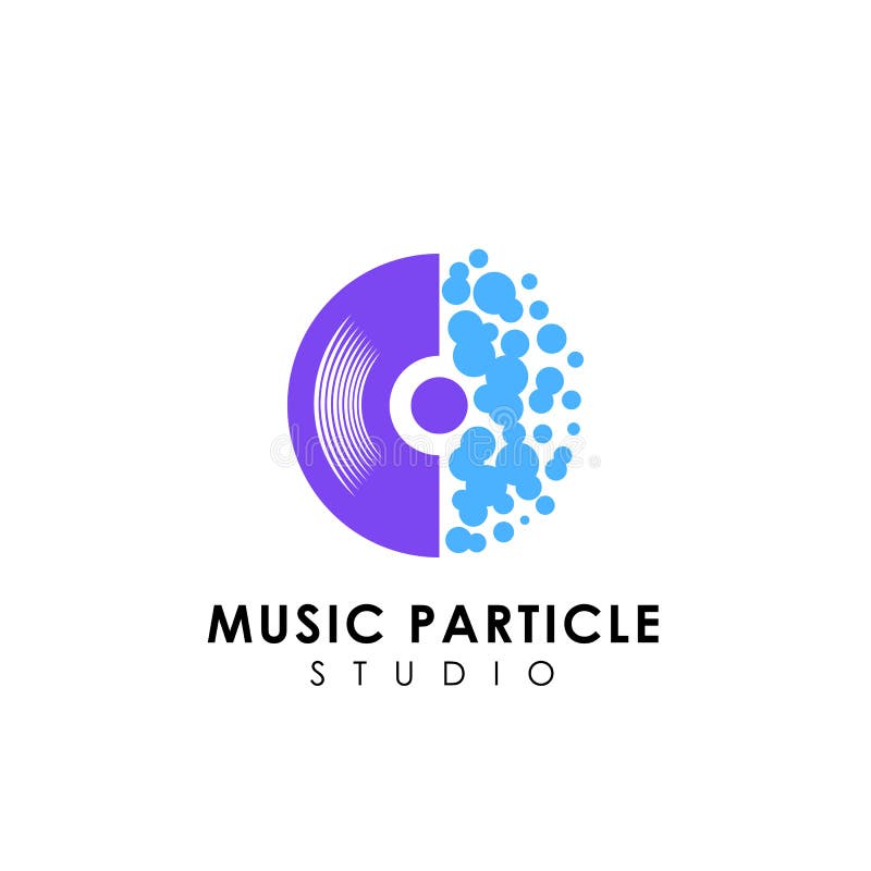 Vinyl Music Logo Design Template. Vinyl Disc Vector Icon Symbols Stock ...