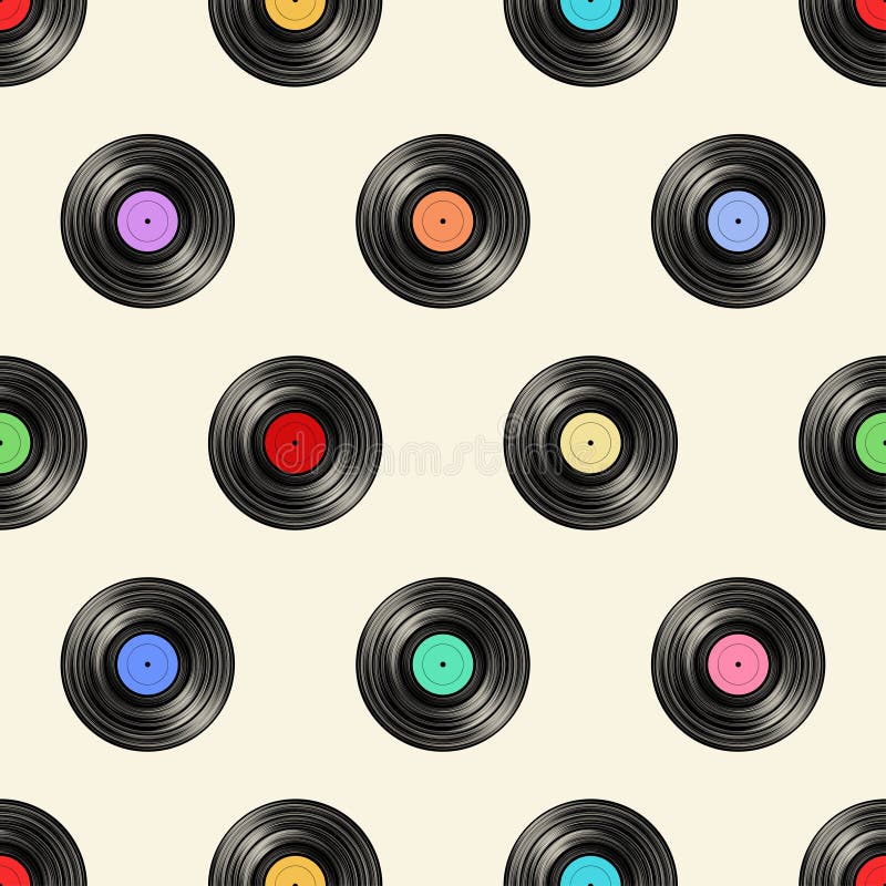 Vinyl pattern stock vector. Illustration of craft, aged - 99970506