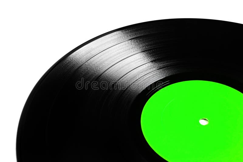 Vinyl plate isolated stock photo. Image of record, revival - 14274882