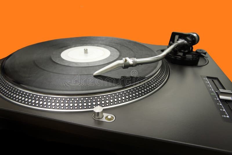 Vinyl player stock image. Image of recordplayer, black - 6120281