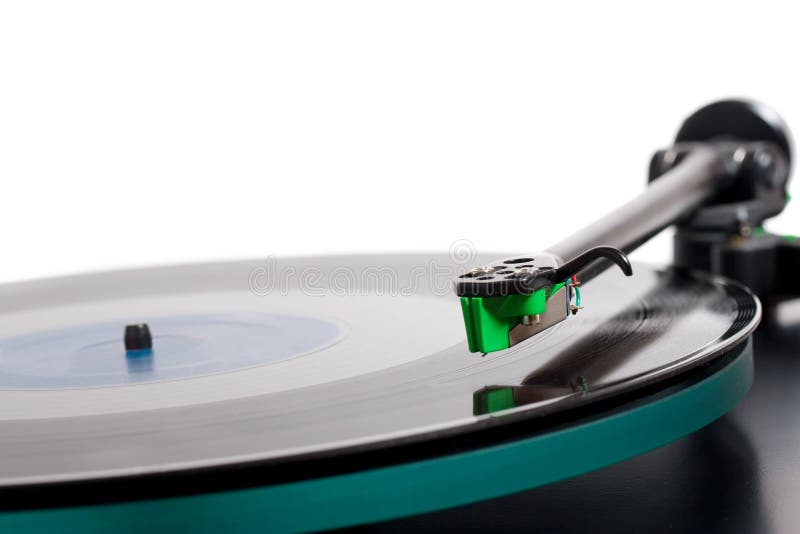 Vinyl player stock image. Image of black, plate, object - 8302865