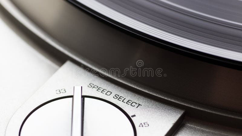Vinyl Player, Spinning Record Stock Image - Image of vinyl, sound: 77323123