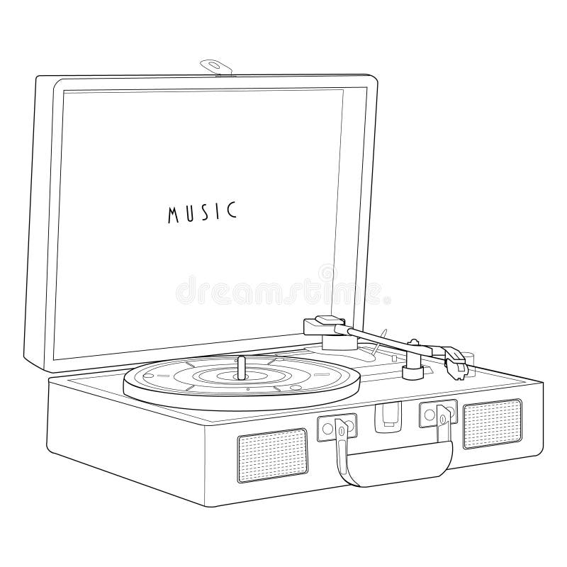 Vinyl Player. Technology Design. Vintage Turntable. Record Player Vinyl ...