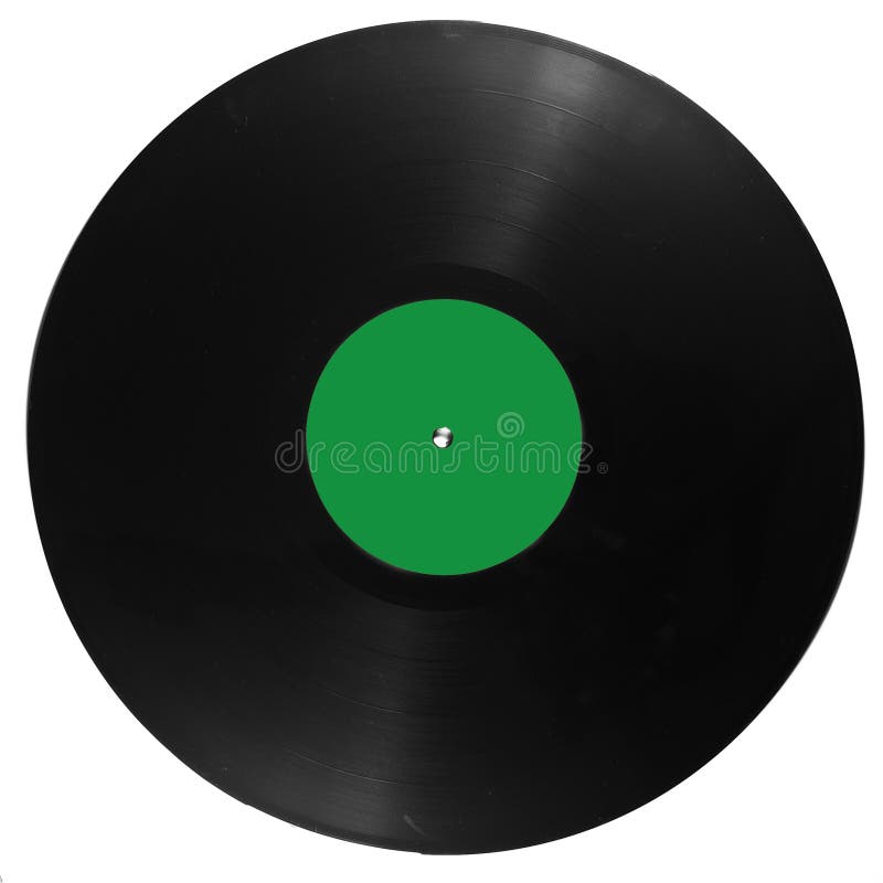 Black Vinyl Record Lp Album Disc Isolated Disk Stock Image - Image of ...
