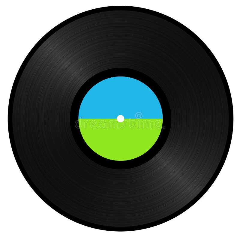 Vinyl Record stock illustration. Illustration of song - 1494219