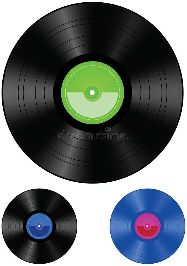 Retro 45 RPM Record stock vector. Illustration of sound - 2687864