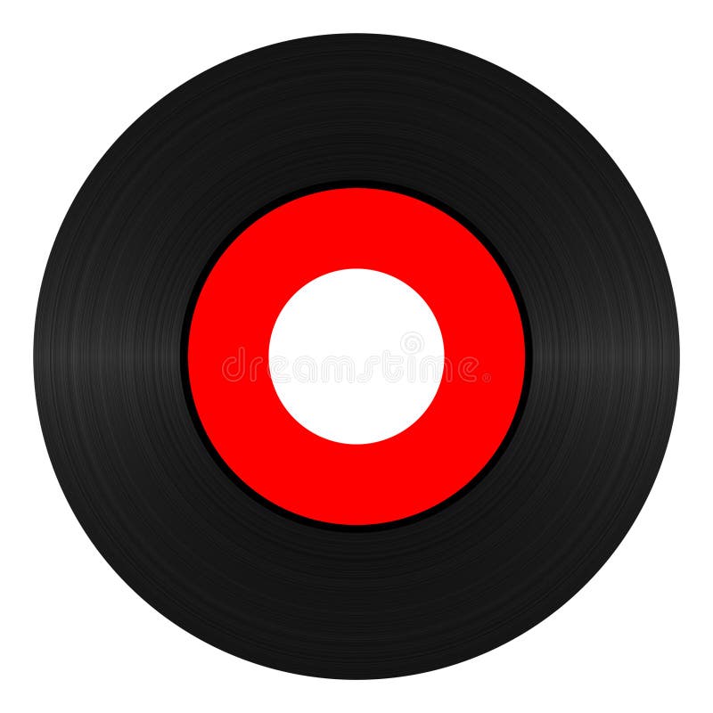 Vinyl Record 45 RPM stock illustration. Illustration of record - 5720276
