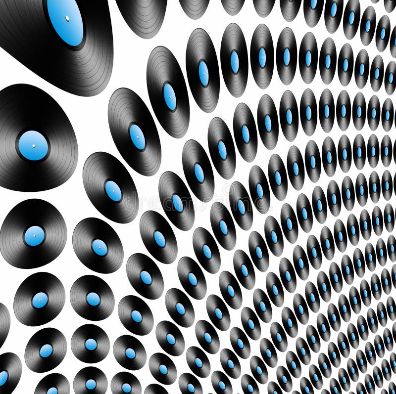 Vinyl Record Abstract stock illustration. Illustration of jockey - 40933065