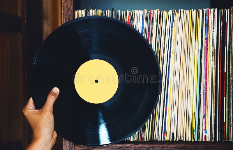 Vinyl Record Collection stock photo. Image of discs, stack - 3236946