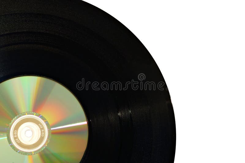Black Vinyl Record Lp Album Disc Isolated Disk Stock Image - Image of ...