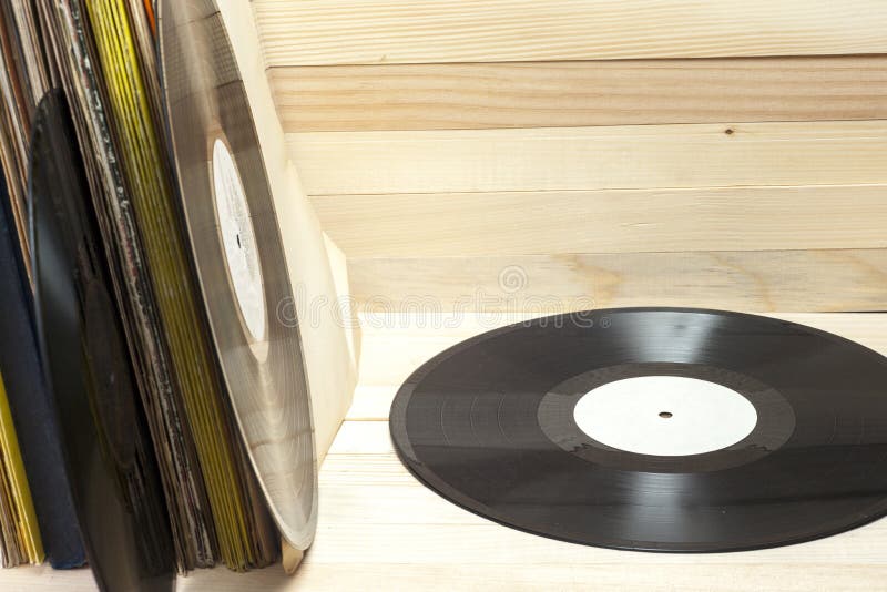 Vinyl Record. Copy Space for Text. Stock Image - Image of equipment ...