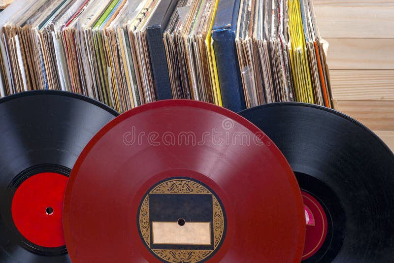 Vinyl Record. Copy Space for Text. Stock Photo - Image of phonograph ...
