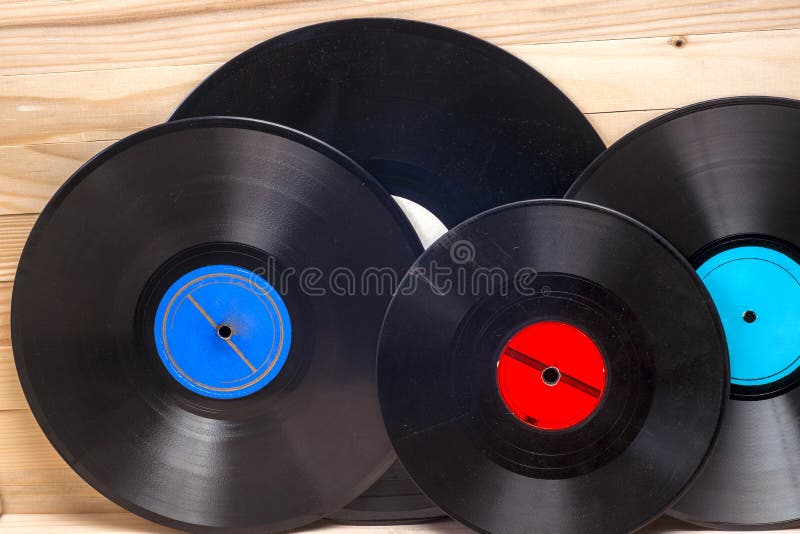 Vinyl Record. Copy Space for Text. Stock Photo - Image of collection ...
