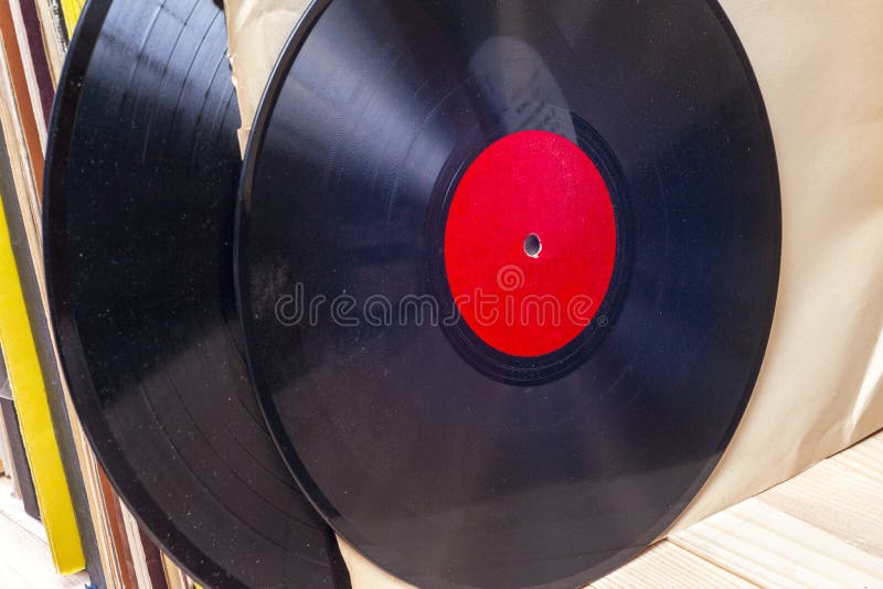 Vinyl Record. Copy Space for Text. Stock Photo - Image of entertainment ...
