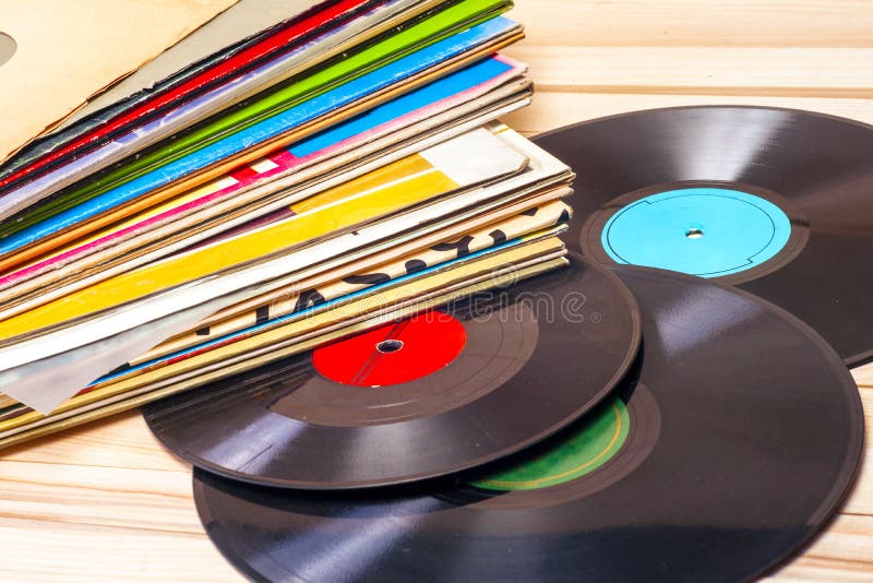 Vinyl Record. Copy Space for Text. Stock Image - Image of entertainment ...