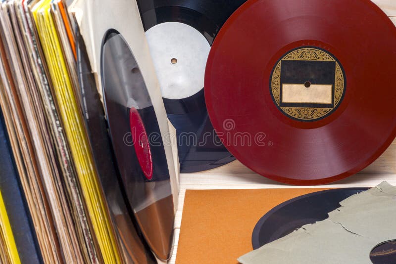Vinyl Record. Copy Space for Text. Stock Image - Image of nostalgia ...