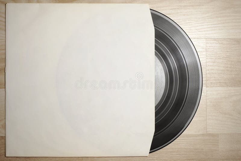 Vinyl record with cover stock photo. Image of party, label - 58188110