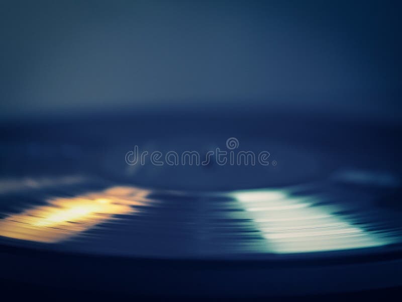 Vinyl Record on Deck Close Up Vintage Colours and Effect Stock Photo ...