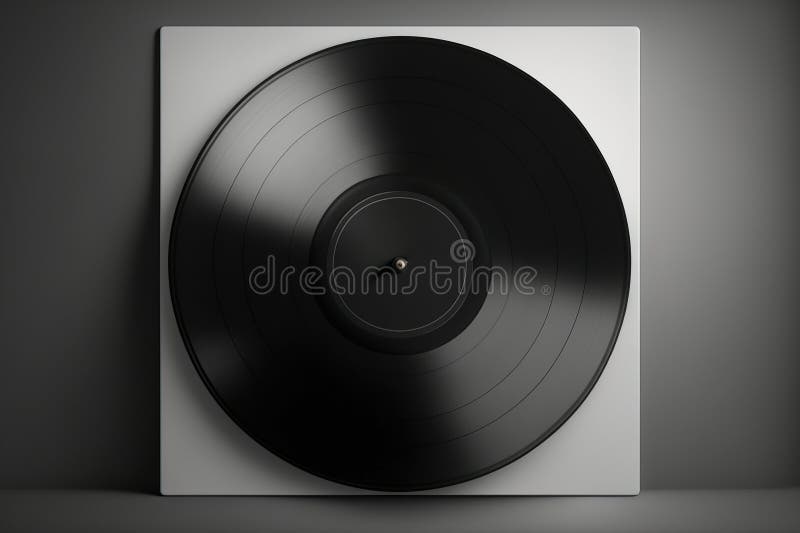 Vinyl Record Disk Ai Generated Stock Illustration - Illustration of ...