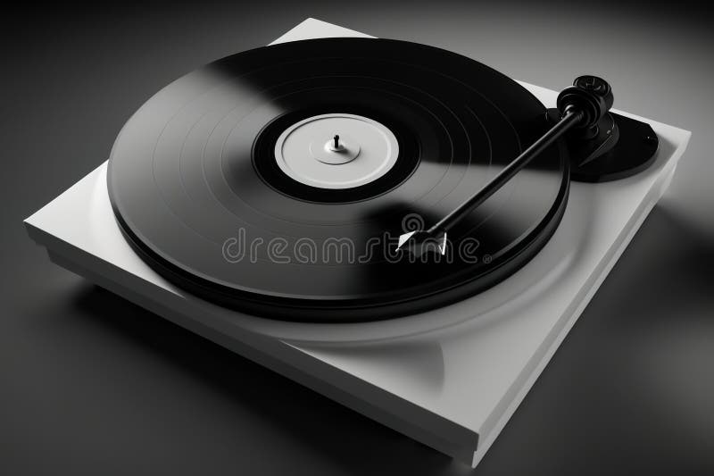 Vinyl Record Disk Ai Generated Stock Illustration - Illustration of ...