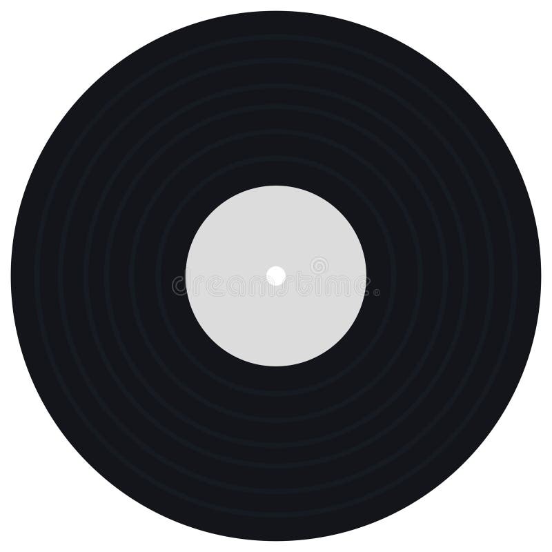 Vinyl record in flat style stock vector. Illustration of album - 145254697