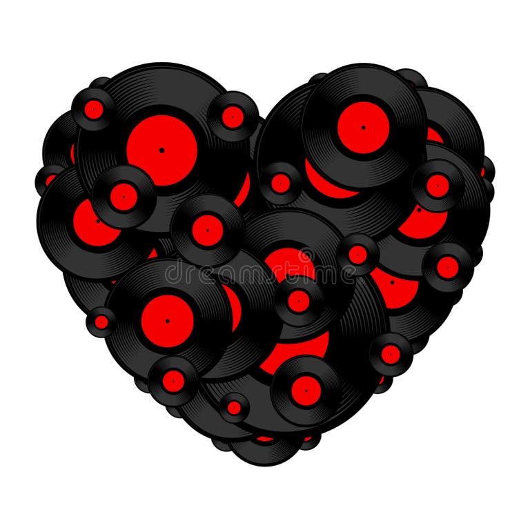 Heart Shape Disc Stock Illustrations – 199 Heart Shape Disc Stock ...
