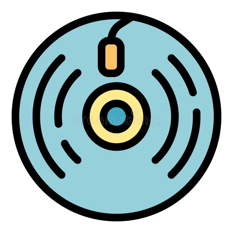 Vinyl Record Icon Color Outline Vector Stock Vector - Illustration of ...