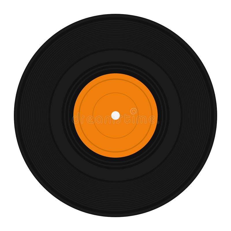 Vinyl record icon image stock vector. Illustration of electronic - 82589717