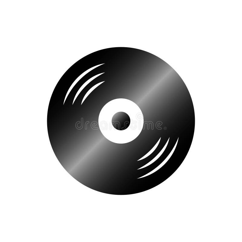 Vinyl Record Icon Vector Design Templates Stock Illustration ...