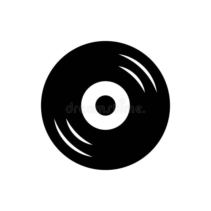 Vinyl Record Icon Vector Design Templates Stock Illustration ...