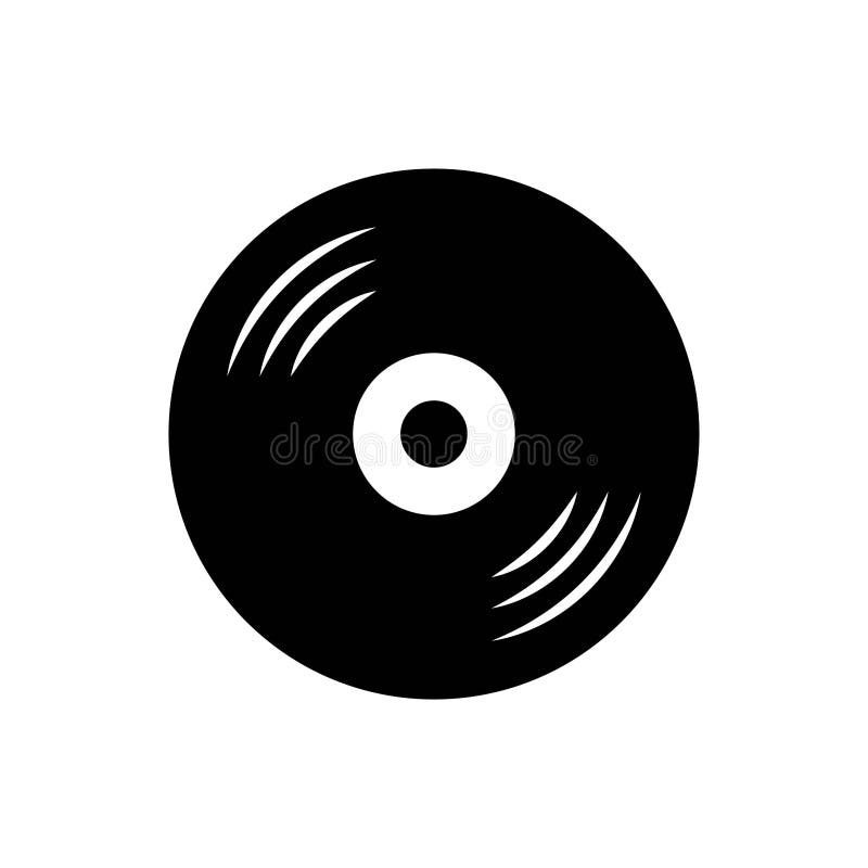 Vinyl Record Icon Vector Design Templates Stock Illustration ...