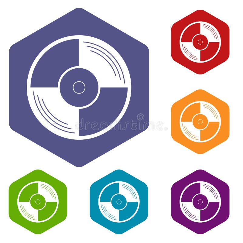 Vinyl record icon green stock vector. Illustration of pickup - 98775006