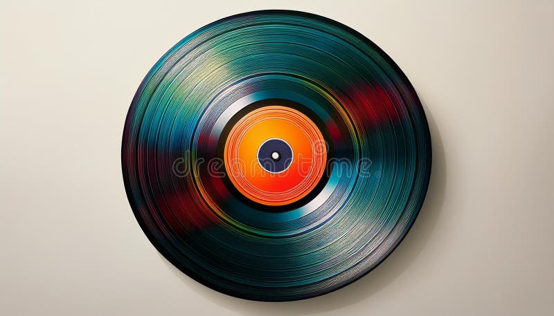 Vinyl Record Illustration, AI Generated Stock Illustration ...