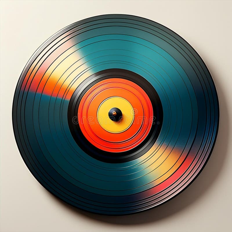 Vinyl Record Illustration, AI Generated Stock Illustration ...